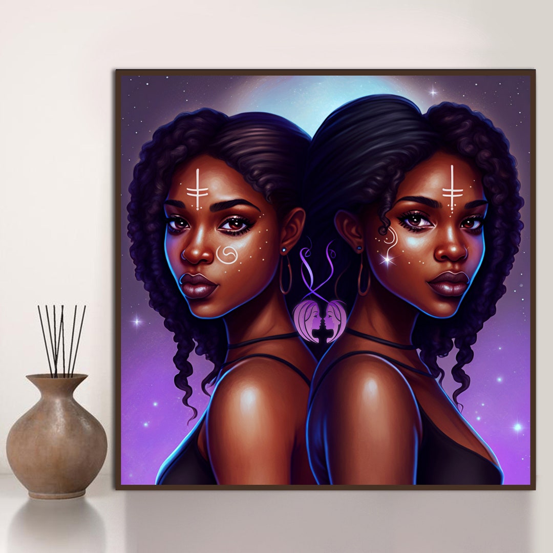 Gemini Zodiac Print Gemini Printable Digital Download Print Gemini Gift ...