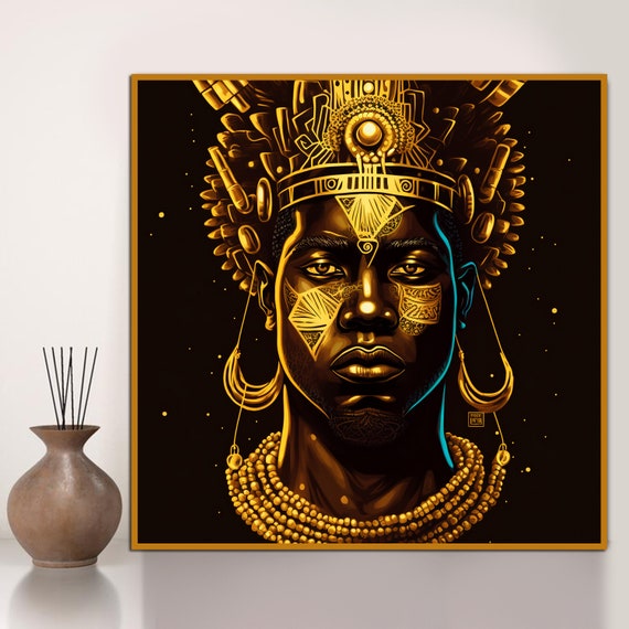 African King Painting
