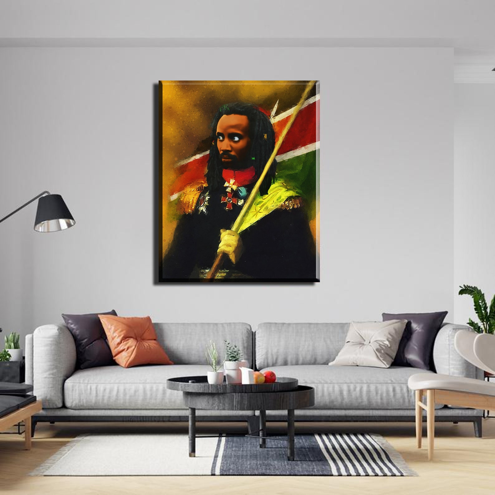 Field Marshal Musa Mwariama Mau Mau Art Kenyan Art Kikuyu - Etsy