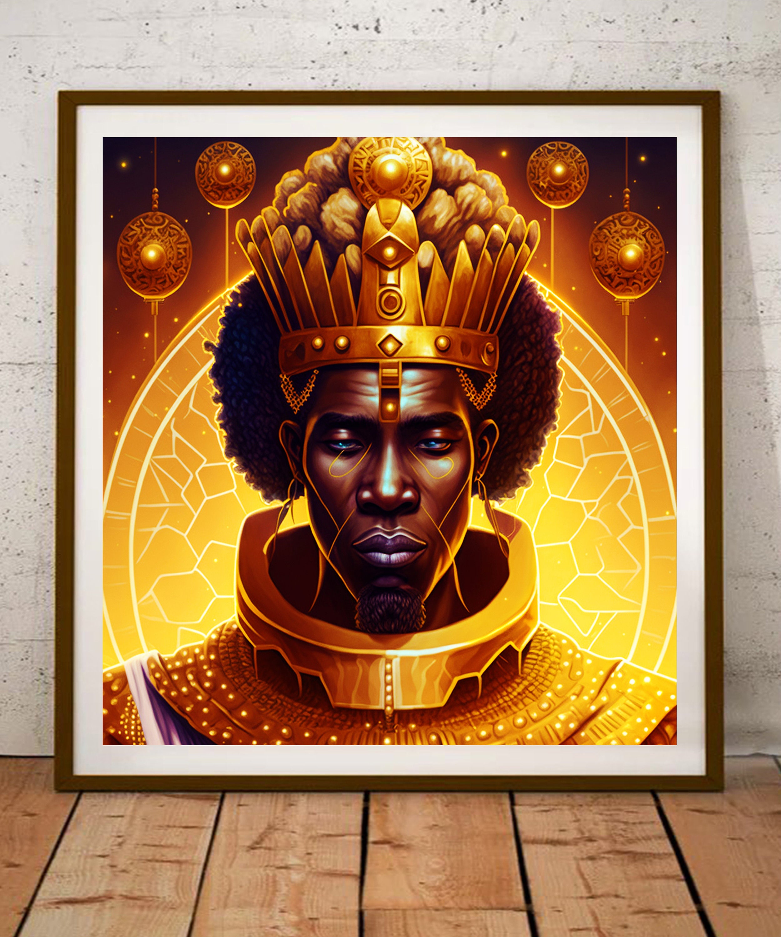 African King Painting