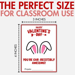 Printable Bunny Valentines | Bunny Valentine Cards | Rabbit Valentines ...