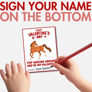 Printable Horse Valentines | Horse Valentine Cards for Girls | Pony ...