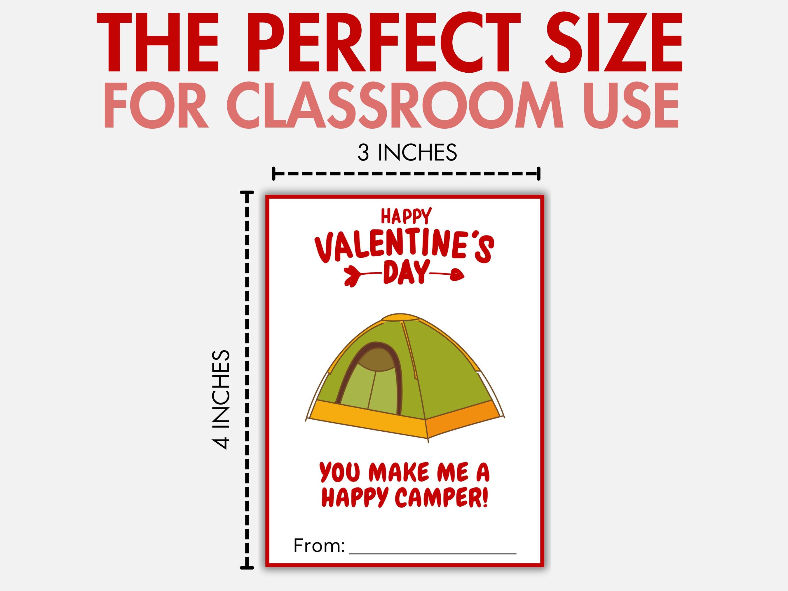 Printable Camping Valentines | Camping Valentine Cards | Outdoors ...