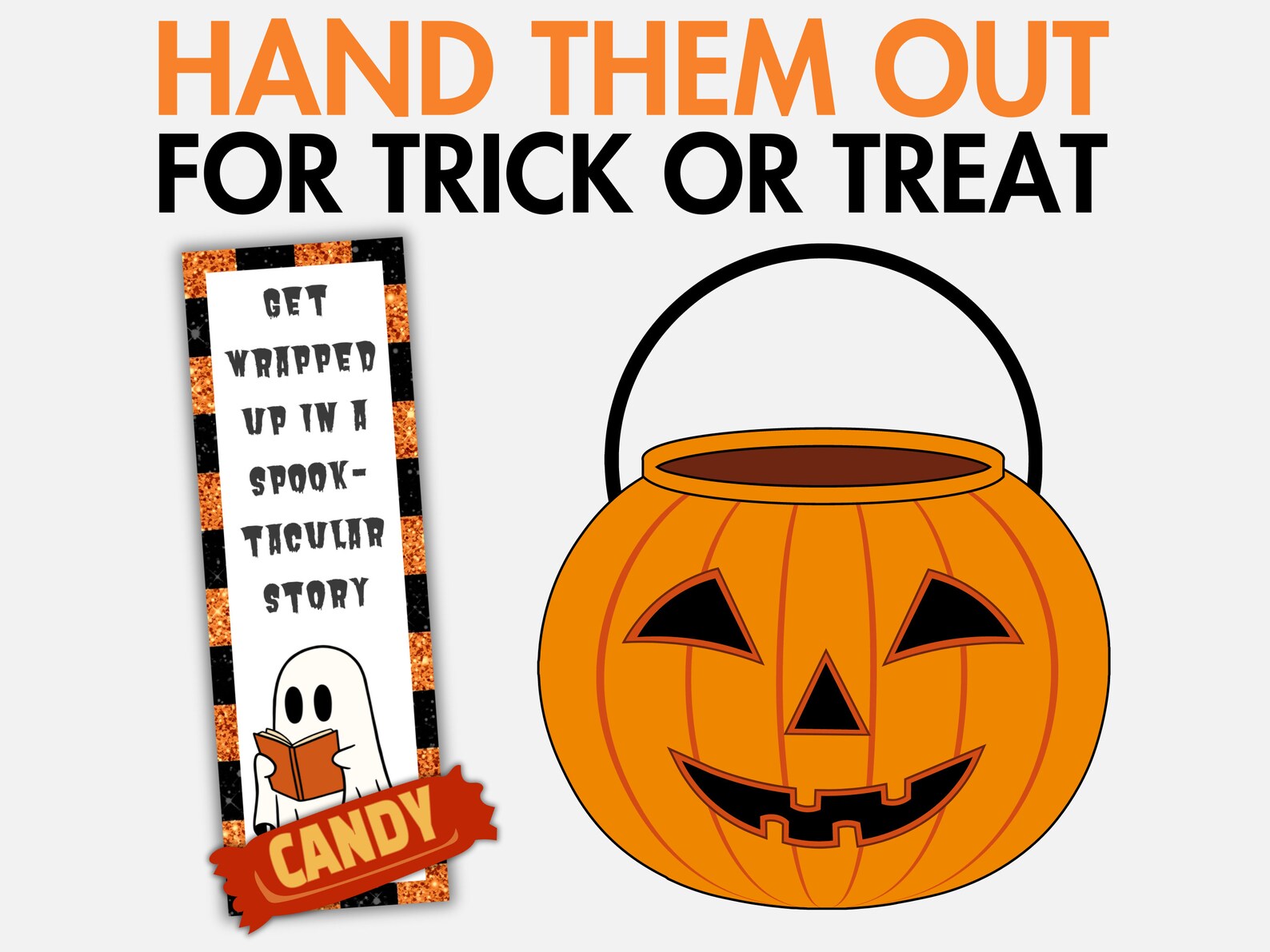 Set of 4 Halloween Bookmark Printables, Cute & Spooky Bookmarks for ...