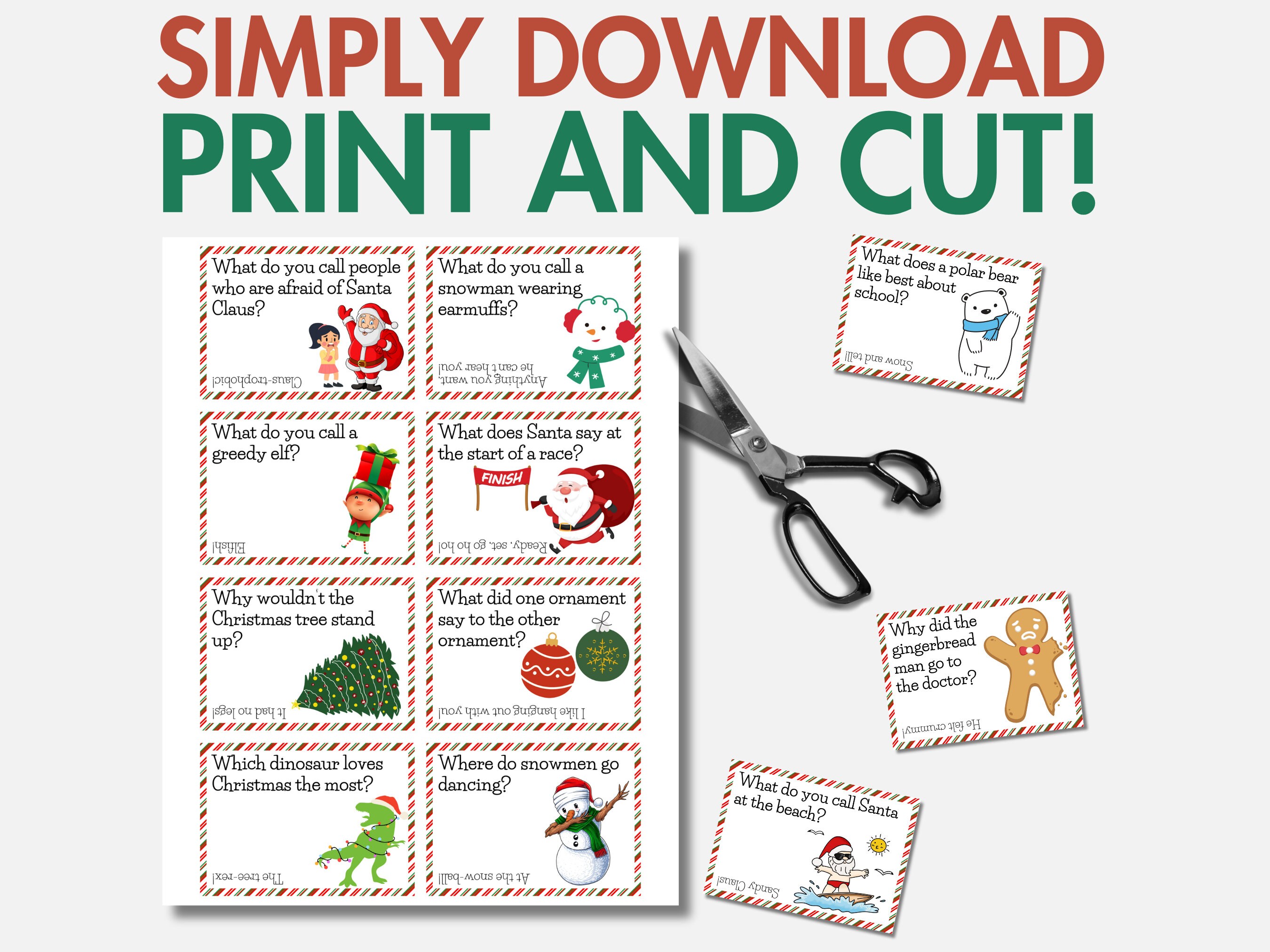 50+ Christmas Lunchbox Jokes for Kids, Printable Holiday Lunchbox Cards ...