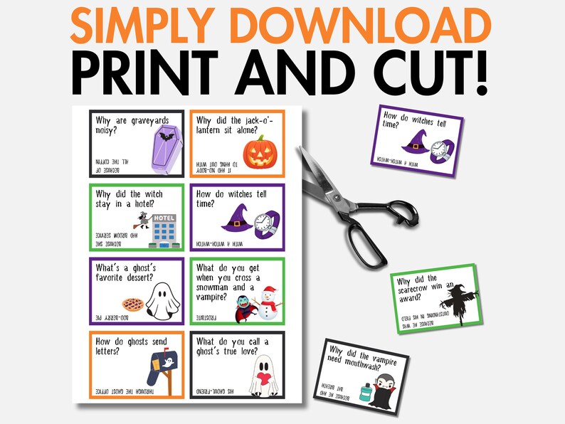 30+ Halloween Lunchbox Jokes for Kids, Printable Lunchbox Cards ...