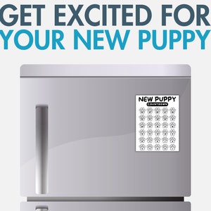 New Puppy Countdown Calendar, 10/30/60 Days Until Puppy, New Dog ...