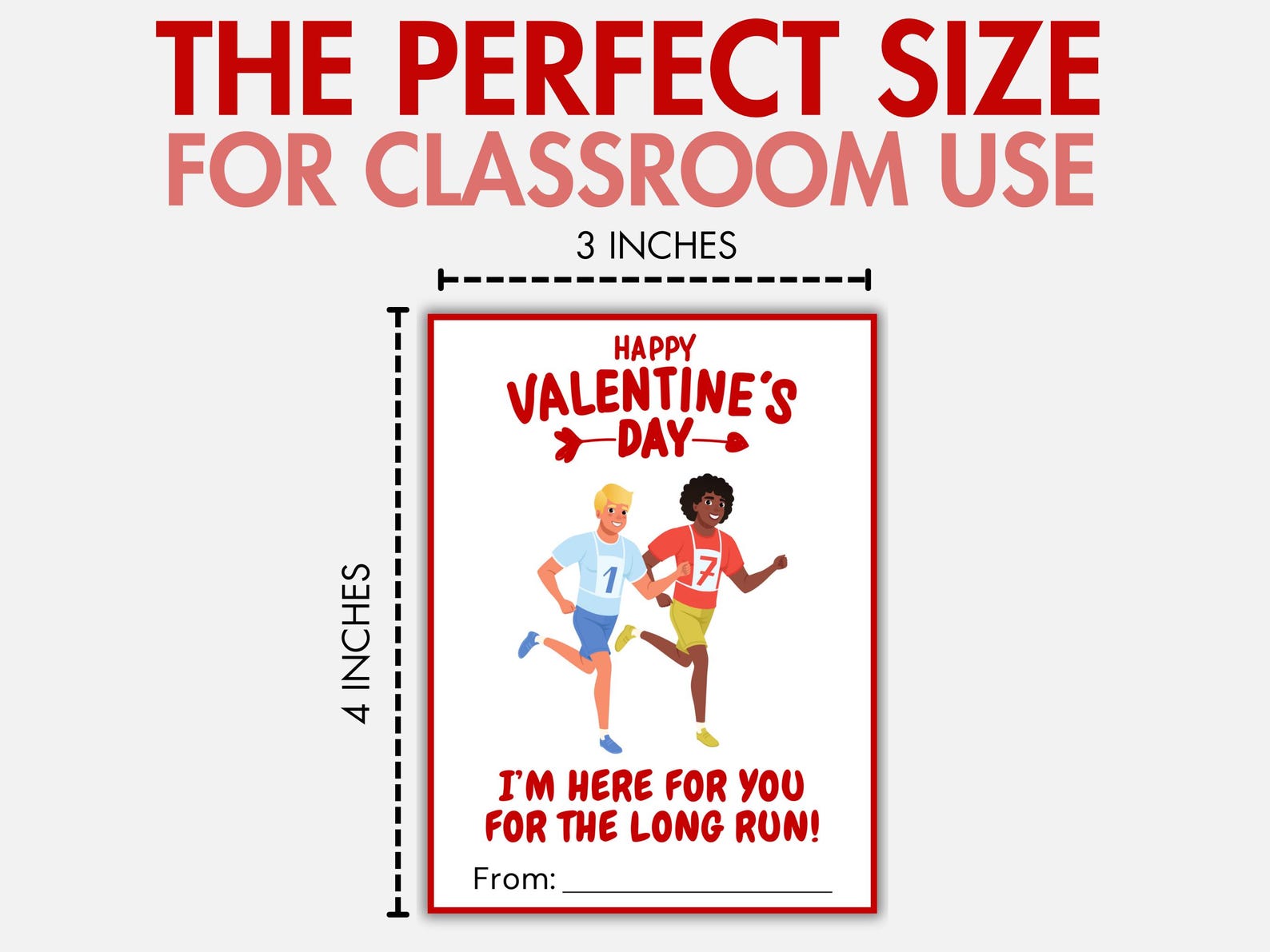 Printable Running Valentines | Runner Valentine Cards | Track & Field ...