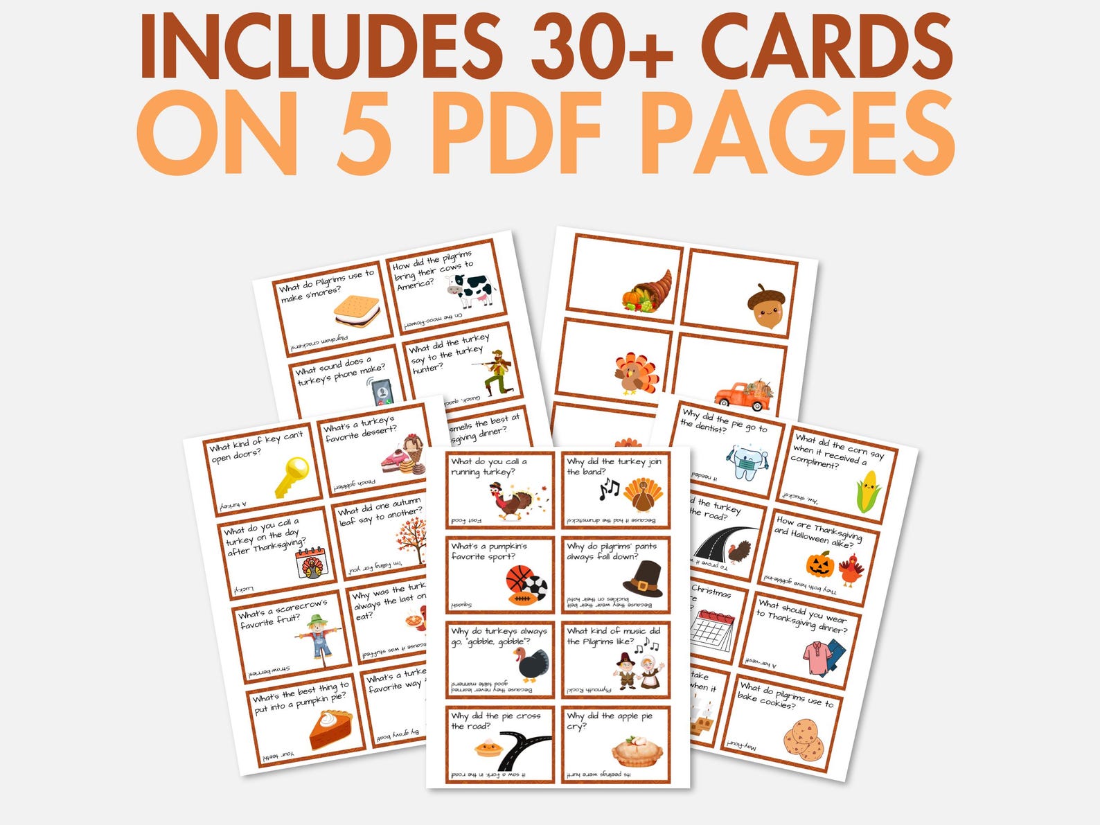 30+ Thanksgiving Lunchbox Jokes for Kids, Printable Autumn Lunchbox ...