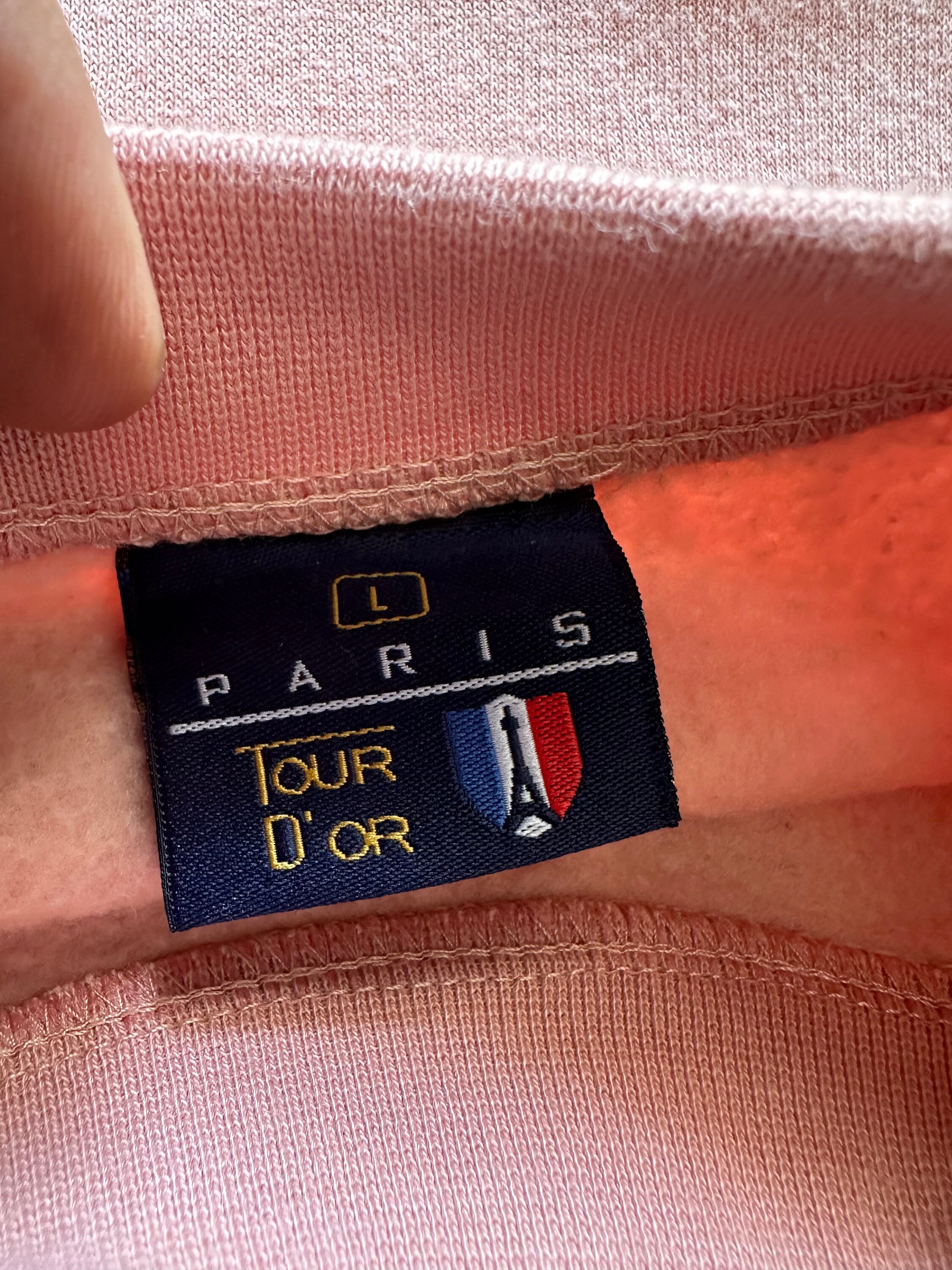 Vintage Paris Ile De France Embroidery Spellout Crewneck Sweatshirt L ...