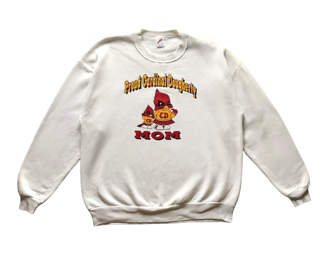 Vintage 90s Proud Cardinal Dougherty High School MOM Crewneck ...