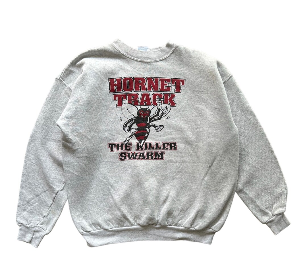 Vintage 90s Hornet Track the Killer Swarm Art Print Crewneck Sweatshirt ...