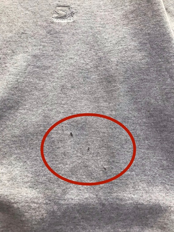 Vintage Starter embroidery basic logo DISTRESSED crew… - Gem