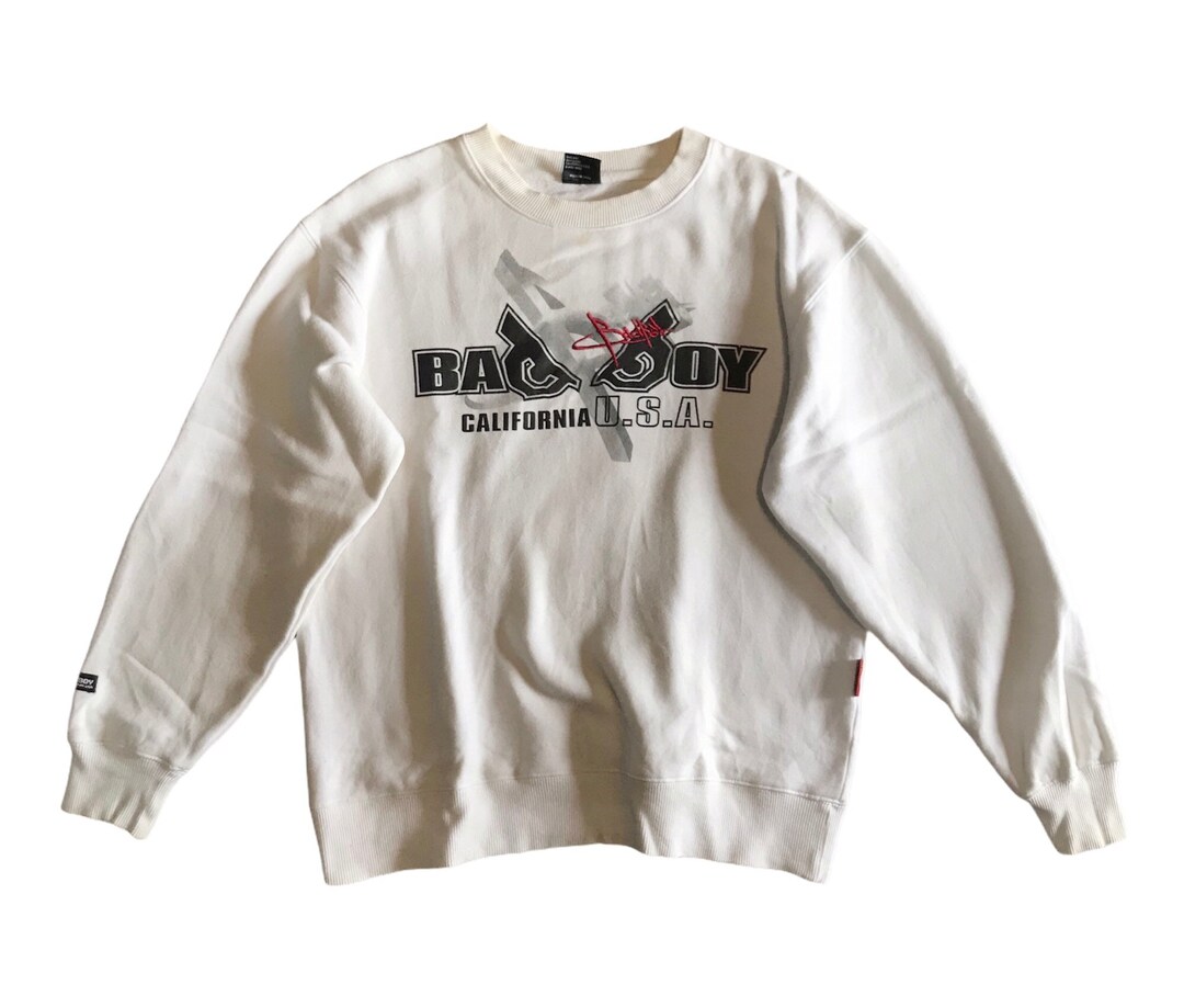 Vintage Bad Boy Califonia Usa Embroidery Sweatshirt M Size - Etsy