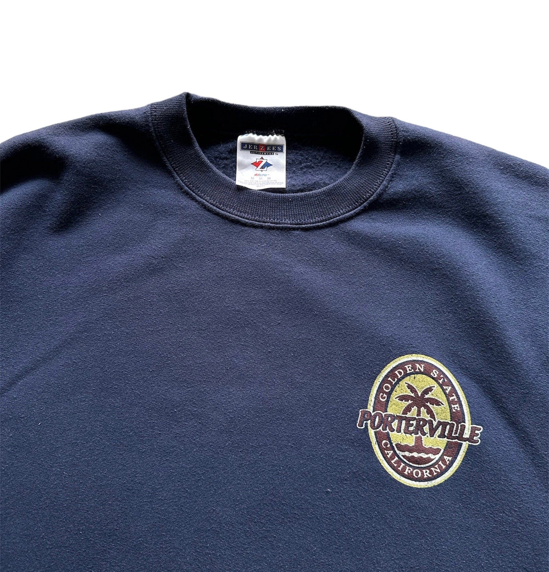 Vintage 90s Porterville Golden State California Biglogo Jerzees Tag ...