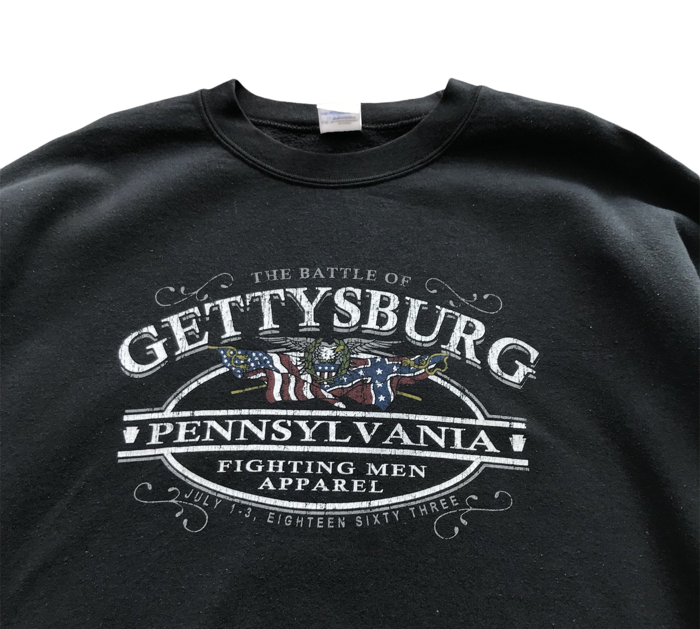 Vintage the Battle of Gettysburg Pennsylvania Fighting Men Apparel ...