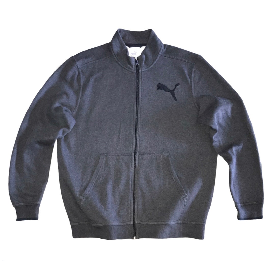 Puma Sportswear Embroidery Logo Sweaters Full Zip XL Size - Etsy