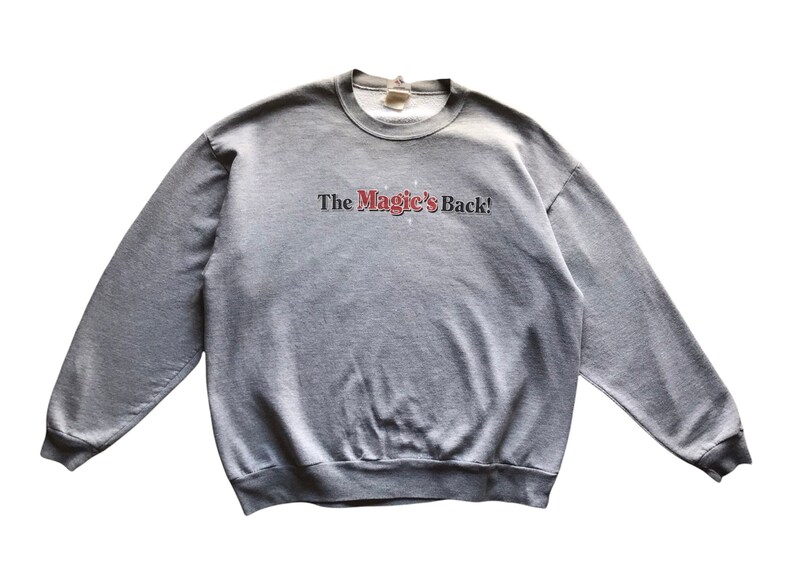 Vintage 90s Sportswear the Magic's Back by Smack Apparel Crewneck ...