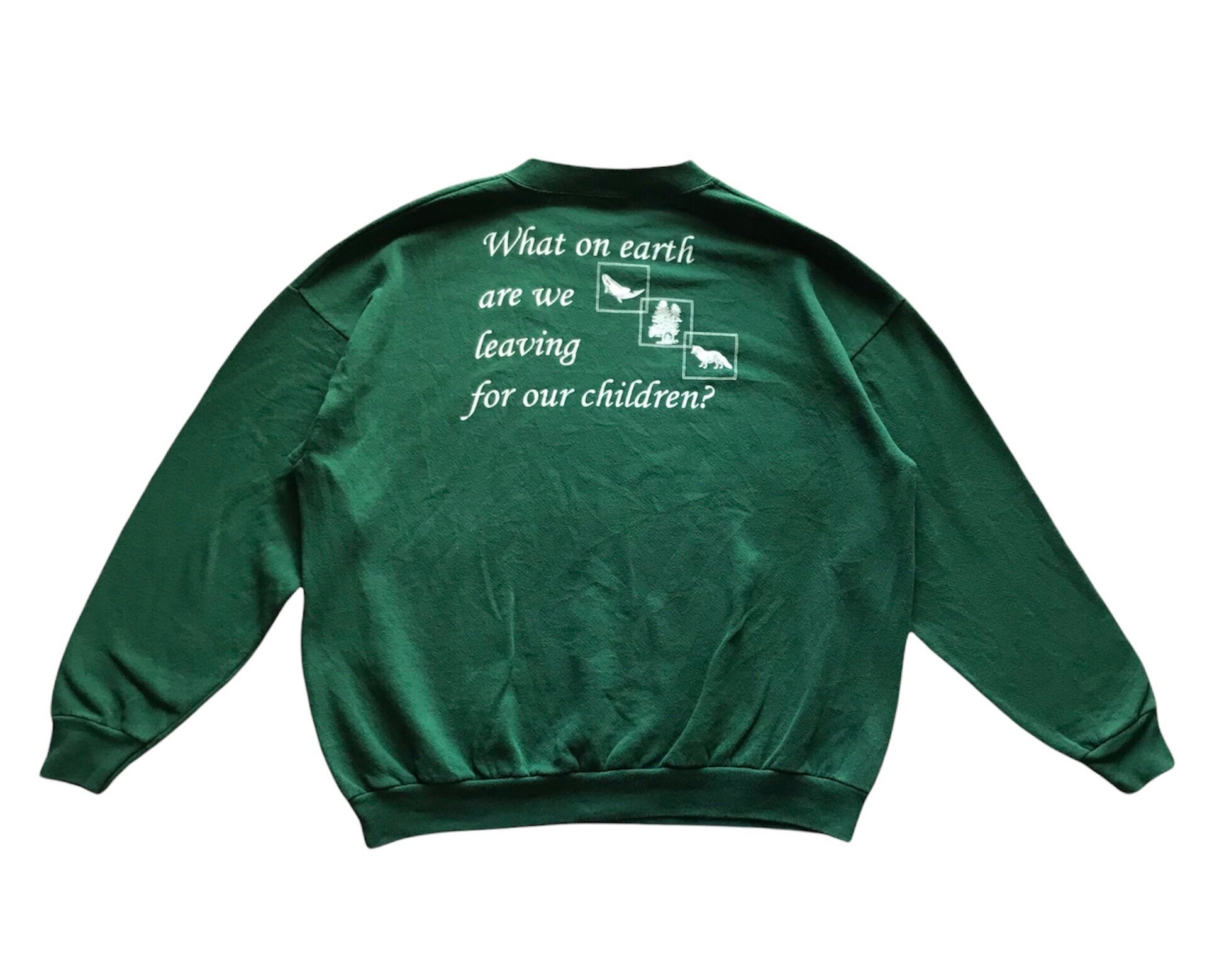 Vintage 90s Lee Tag Friend of Whiskeytown Environmental School Crewneck ...