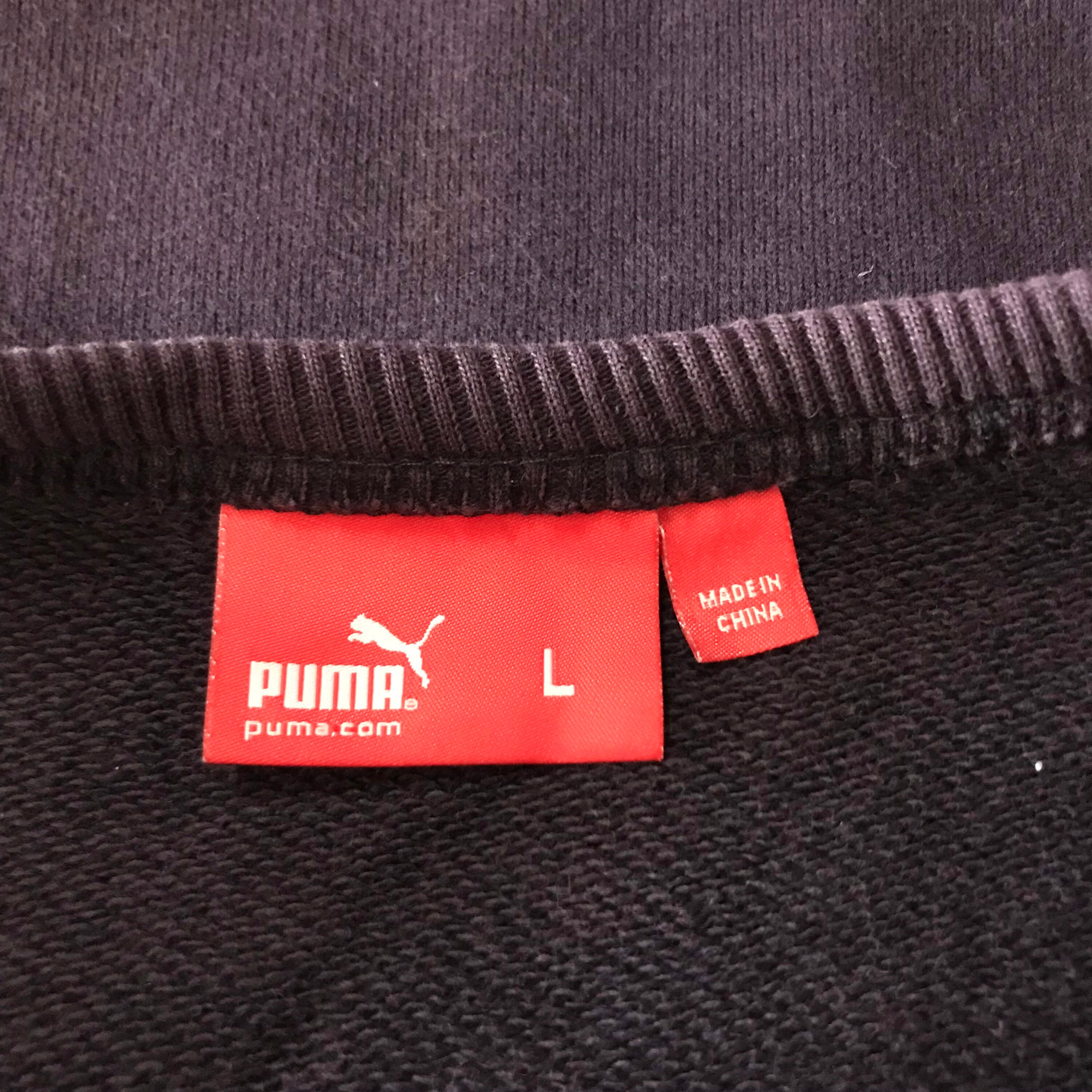 Vintage Puma Embroidery Logo DISTRESSED Sweatshirt L Size - Etsy