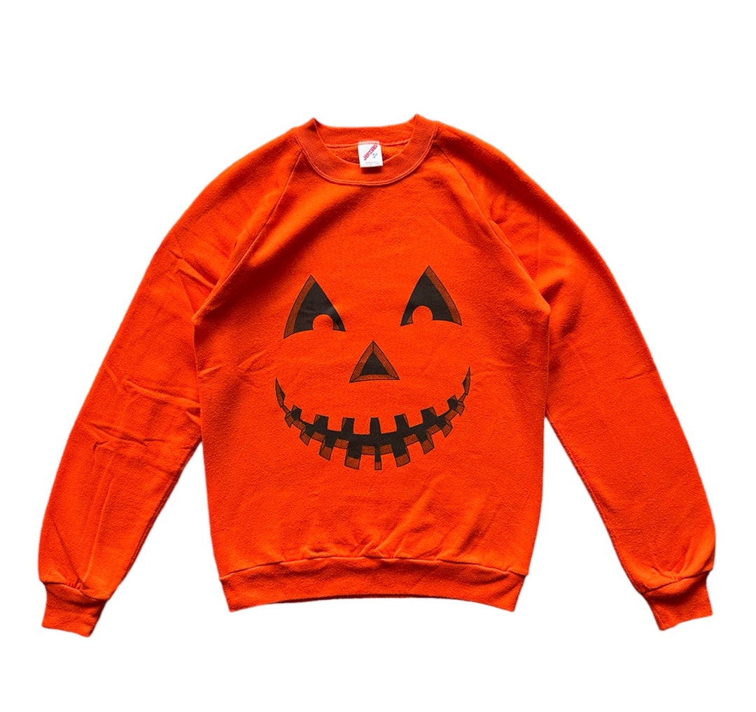 Vintage 80s/90s Halloween Style Art Print Jerzees Tag Crewneck ...