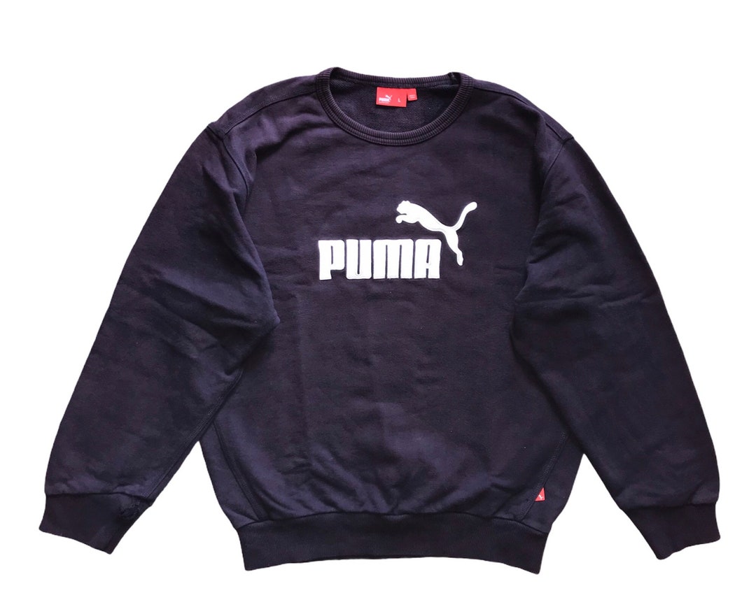 Vintage Puma Embroidery Logo DISTRESSED Sweatshirt L Size - Etsy