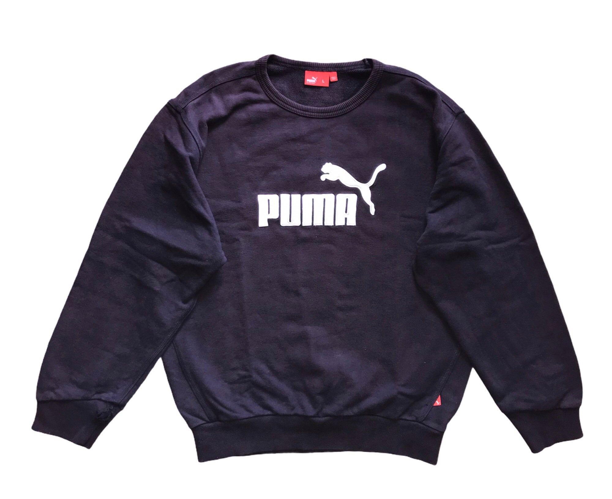 Vintage Puma Embroidery Logo DISTRESSED Sweatshirt L Size - Etsy