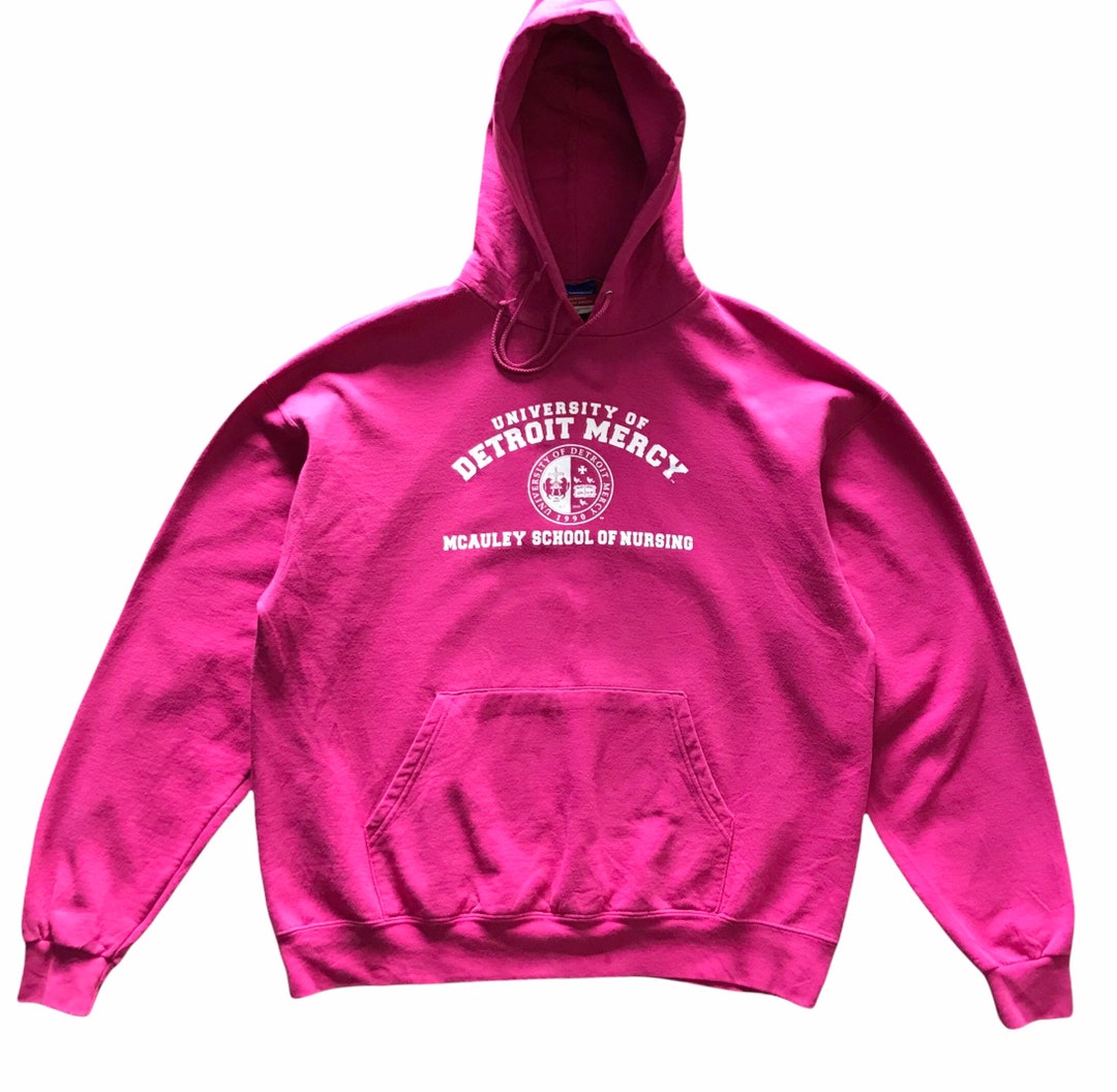 Vintage 90s University of Detroit Mercy Champion Tag Spellout Hoodie ...