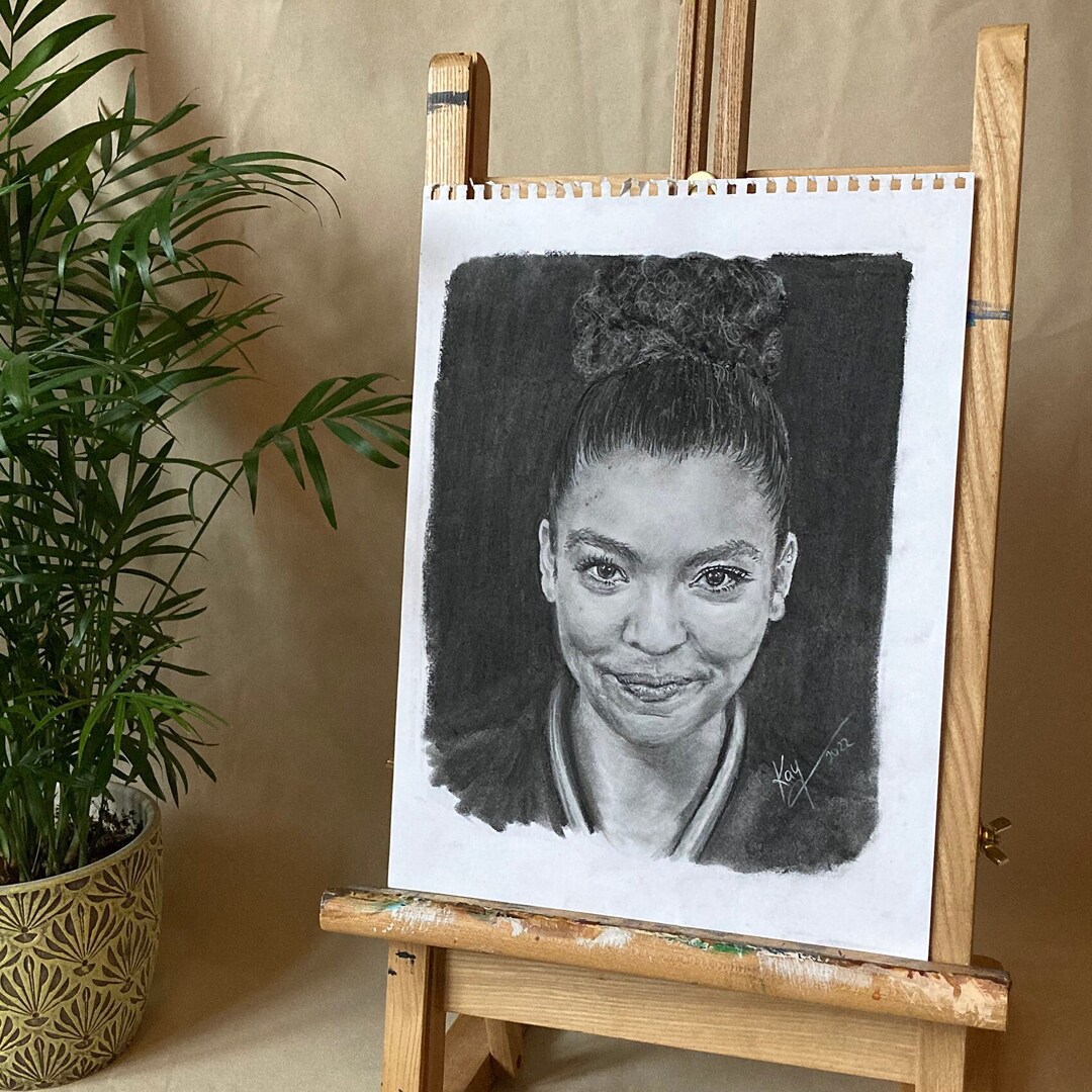 ORIGINAL Drawing // Selah Austria Cobra Kai // Painting Pastel Chalk ...