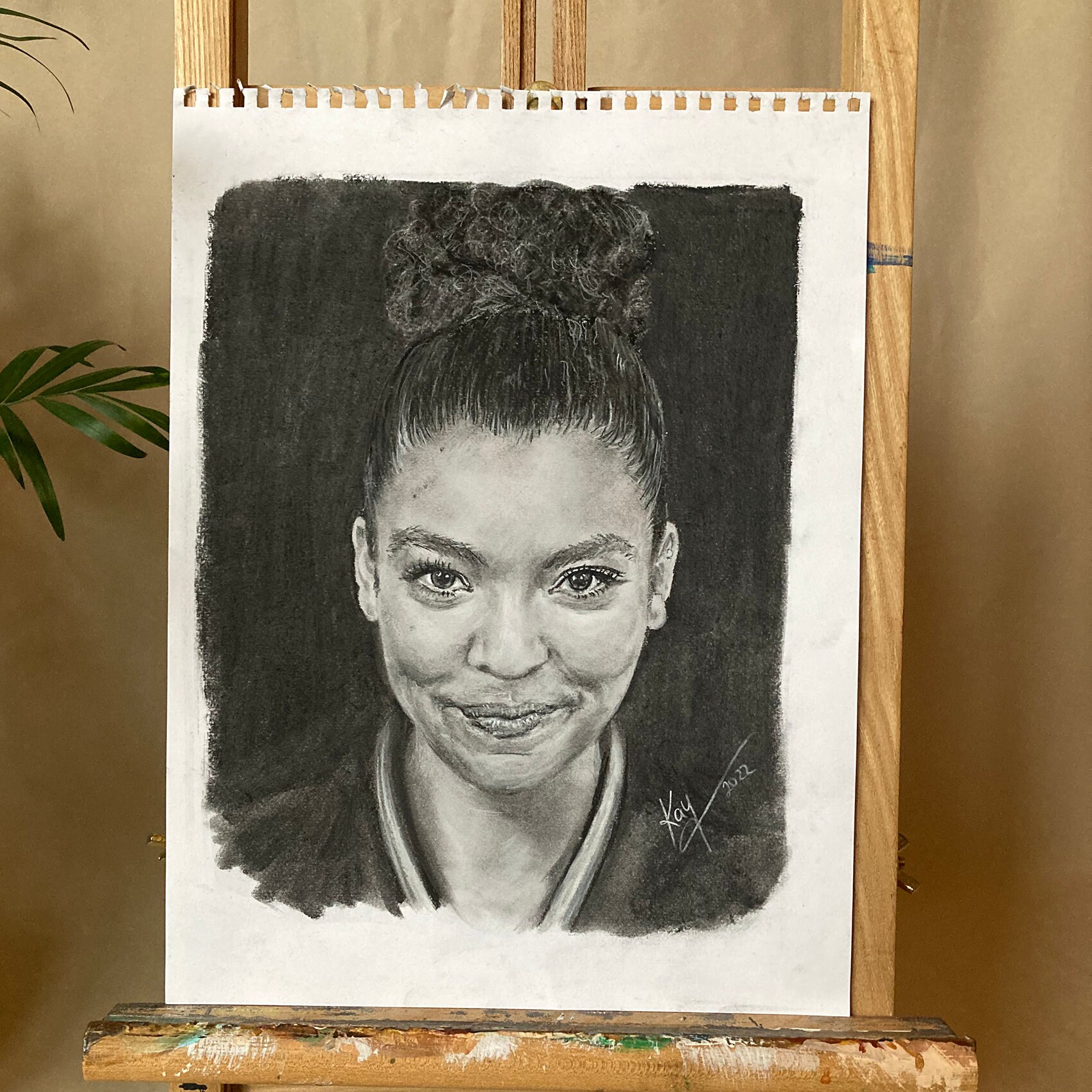 ORIGINAL Drawing // Selah Austria Cobra Kai // Painting - Etsy UK