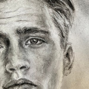 ORIGINAL Drawing // TANNER BUCHANAN Cobra Kai // Painting Pastel Chalk ...