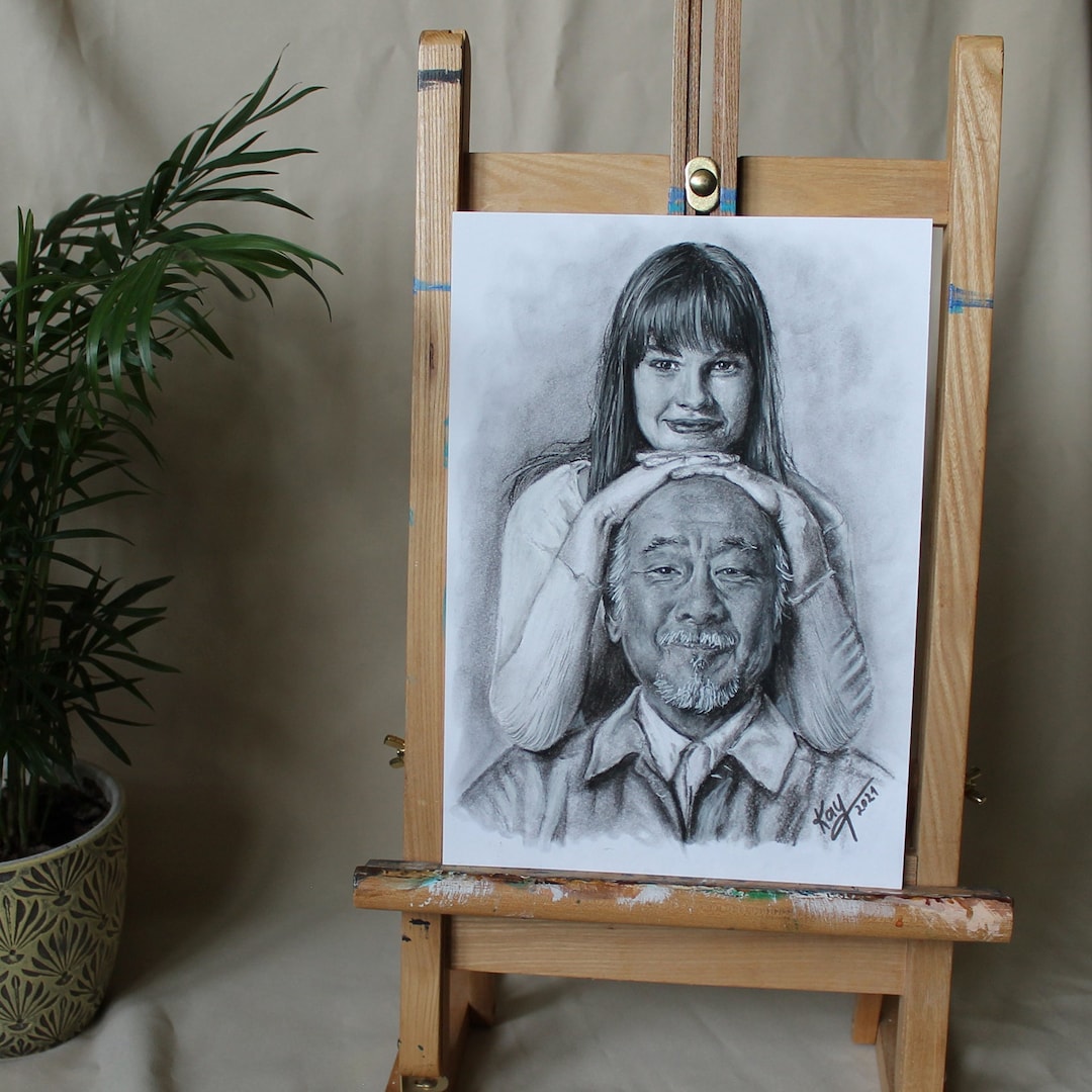 ORIGINAL Drawing // MR MIYAGI Pat Morita - Cobra Kai / Karate Kid ...