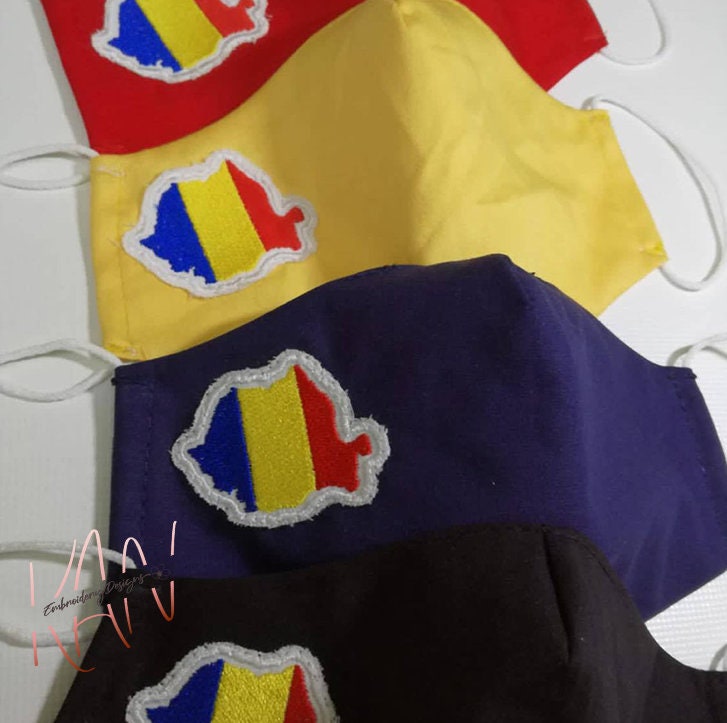 Romanian Shape Flag - Embroidery Designs for Machine - INSTANT DOWNLOAD ...