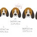 Mini Beagle Dog--5 Sizes-- Beagle Dog Head Embroidery Designs , Pet ...