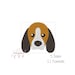 Mini Beagle Dog--5 Sizes-- Beagle Dog Head Embroidery Designs , Pet ...