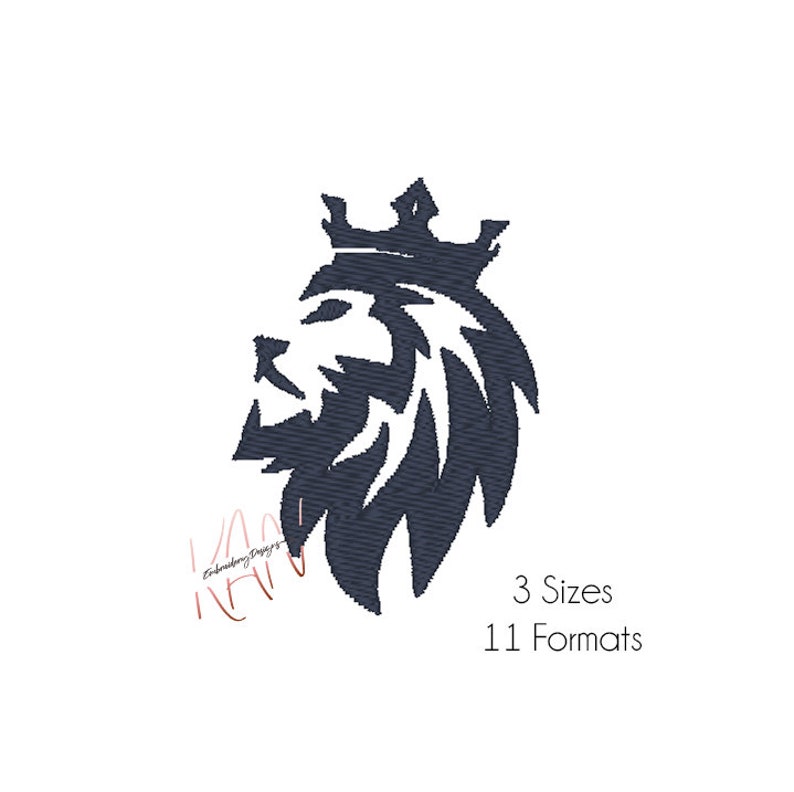 Lion Head / Lion Face Embroidery Design Embroidery Designs for Machine ...