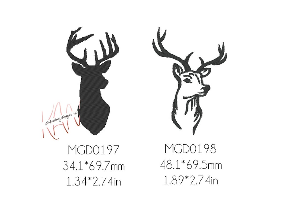 Deer Pack Hunting/hunter Embroidery Designs for Machine INSTANT ...