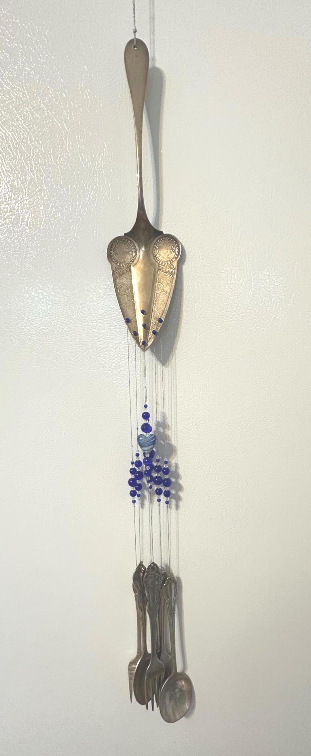 Vintage Silverware Wind Chime (#61) - Tinkling Tines by Trudy - Etsy