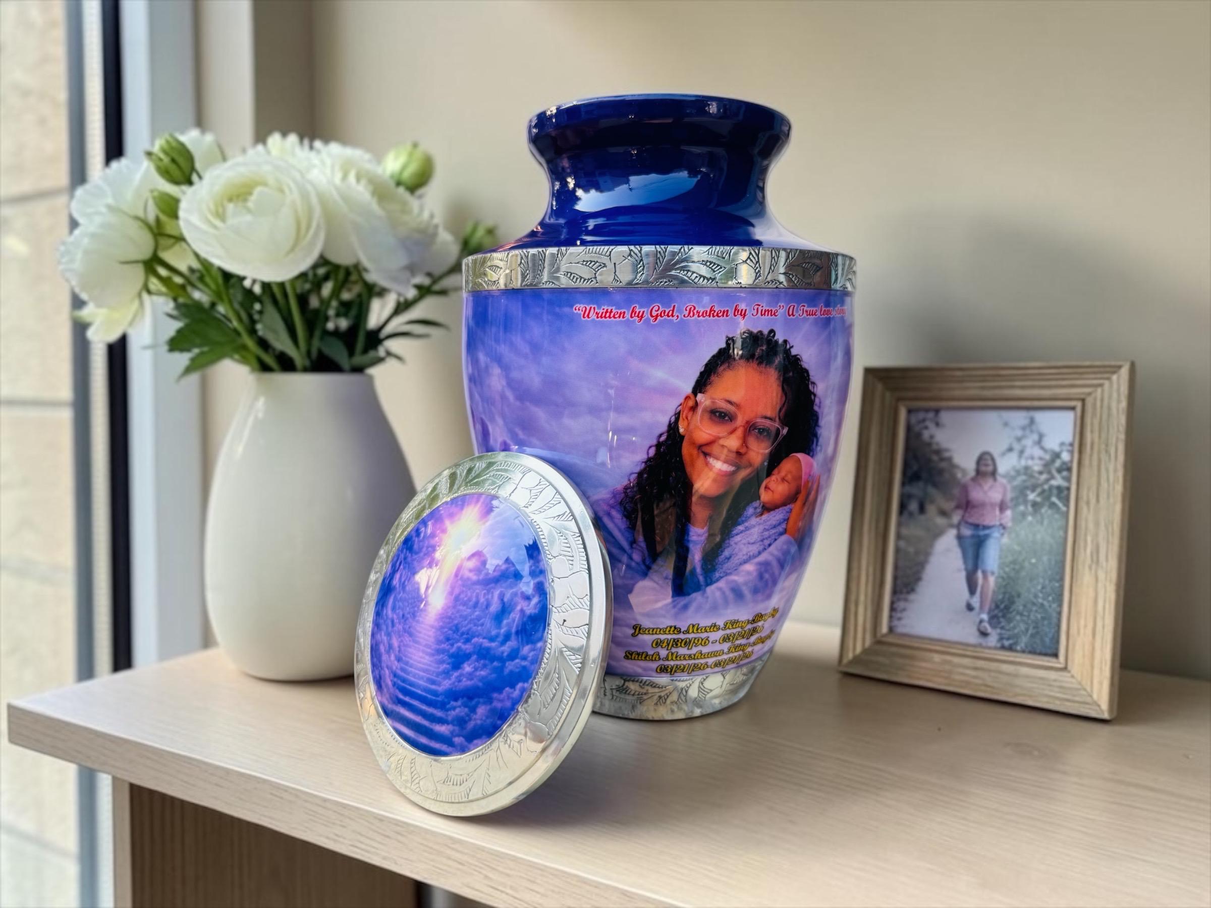 Customized Urn, Urn for Human Ashes, Urns, Urn With Picture ...