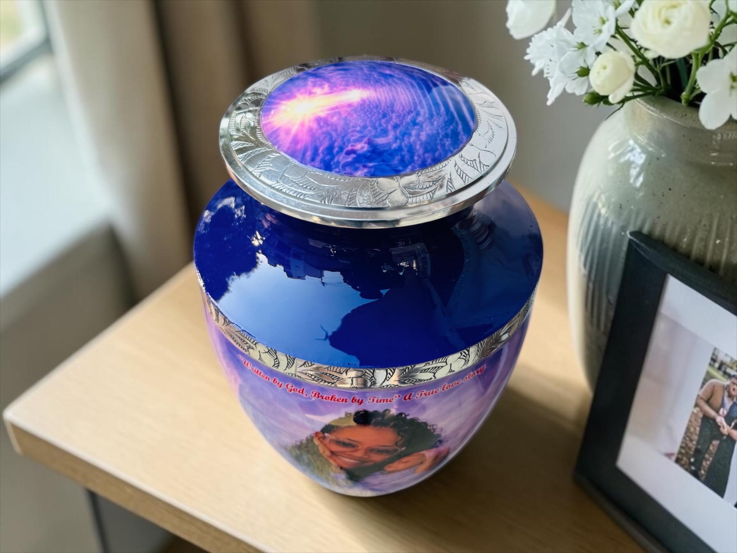 Customized Urn, Urn for Human Ashes, Urns, Urn With Picture ...