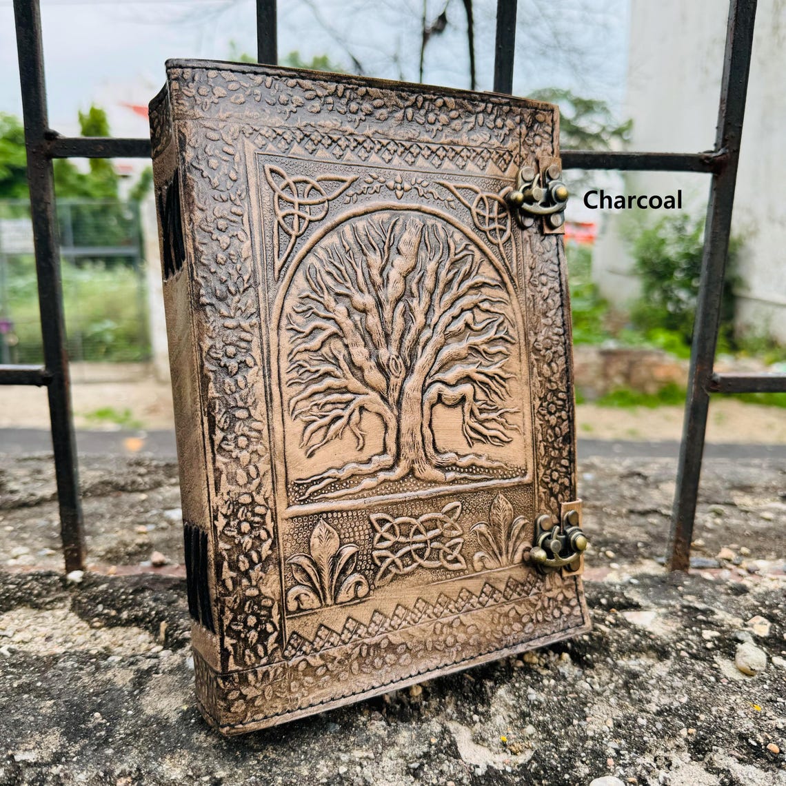 Personalized Leather Journal, Book of Shadows, Tree of Life Journal ...