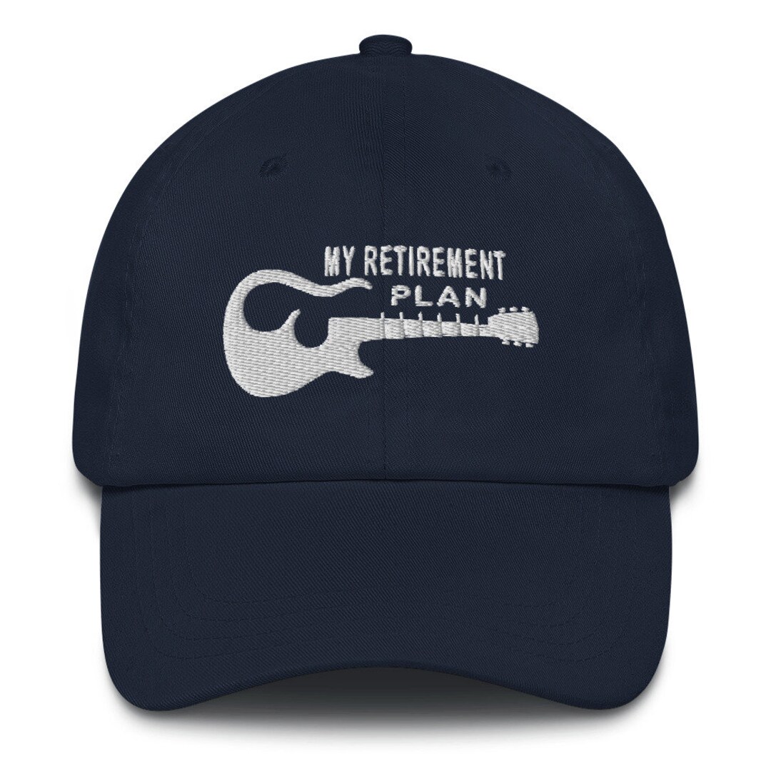 My Retirement Plan Guitar (embroidered Dad Hat), Guitar Hat, Guitar Cap ...