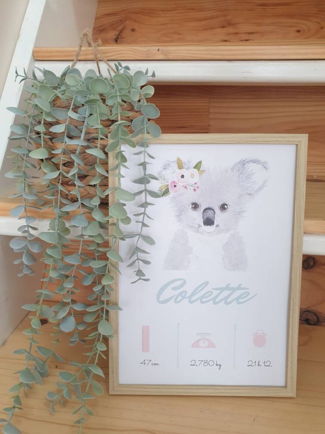 Customizable birth Girl Model Poster FRAMELESS - Etsy