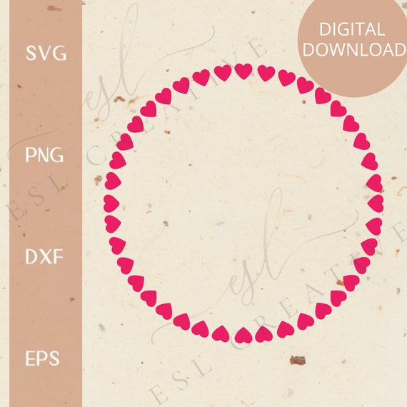 Heart Frame SVG | Etsy