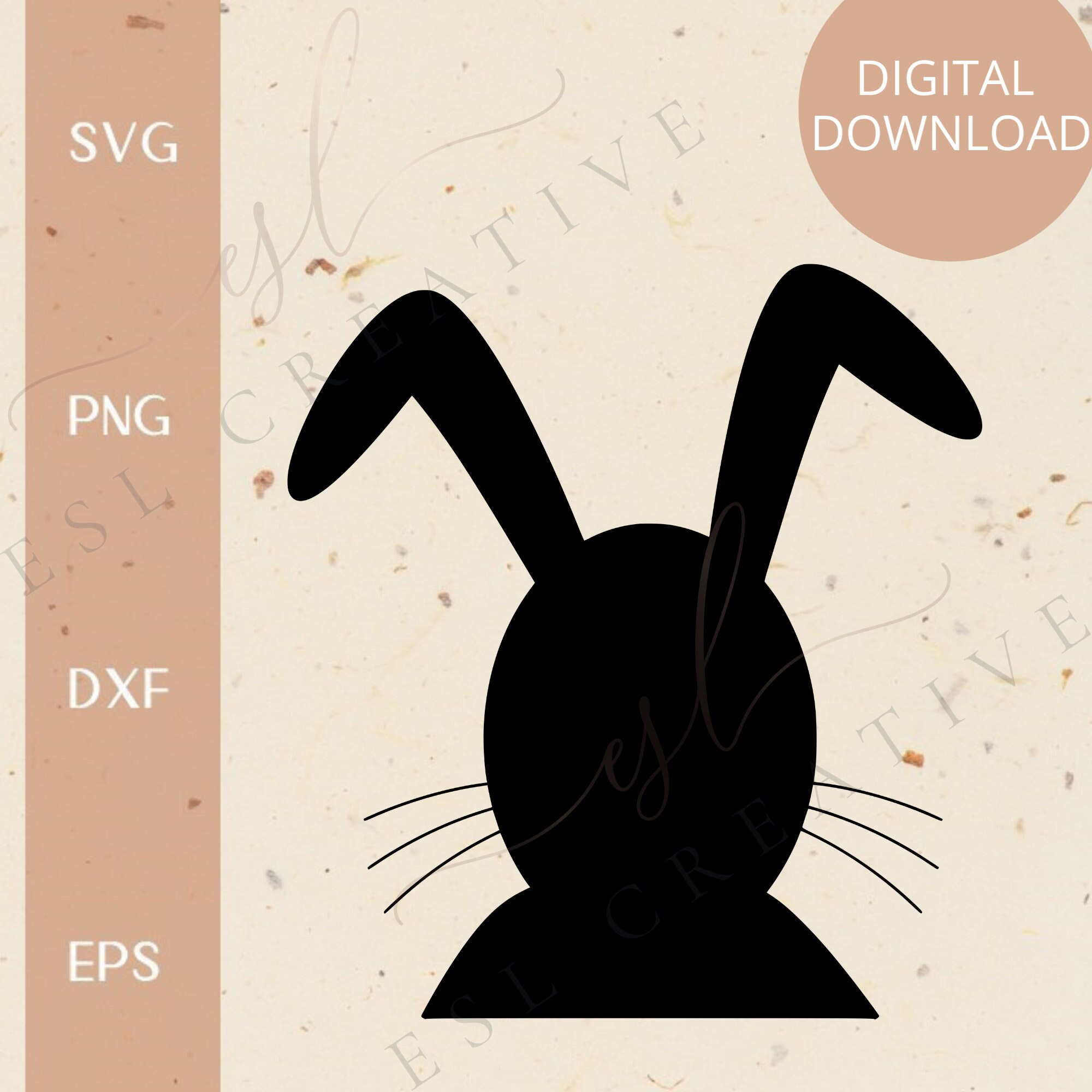 Easter Bunny SVG - Etsy