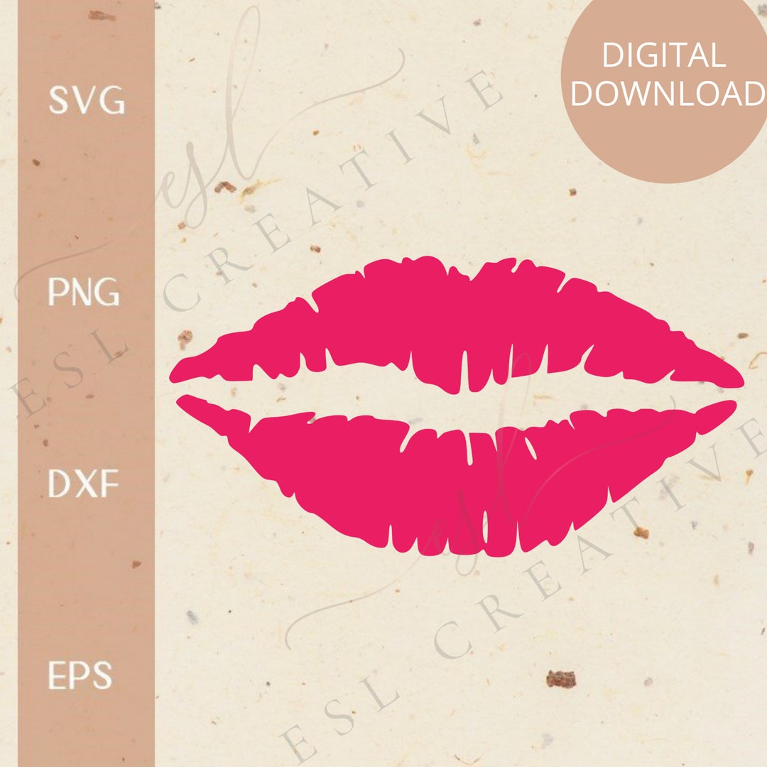 Lips SVG - Etsy