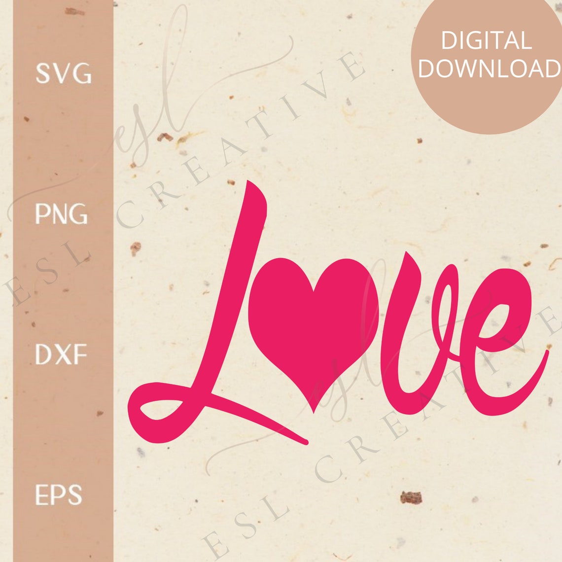Love SVG - Etsy