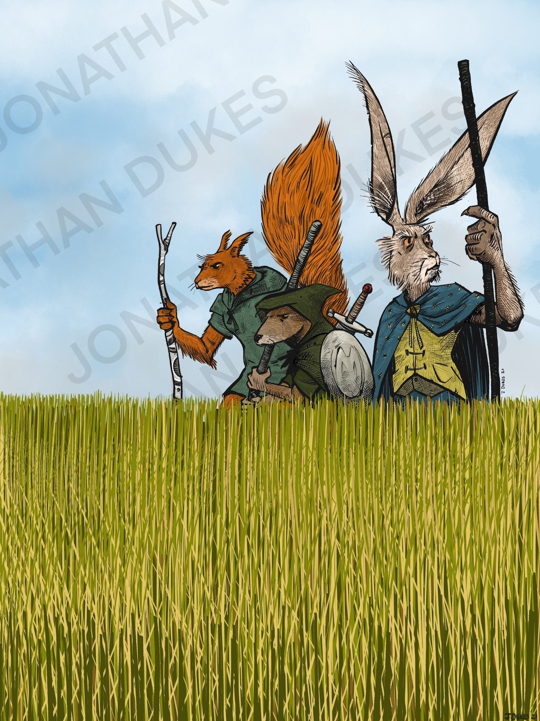 Jess Squirrel, Matthias and Basil Leave Redwall in Search for the ...
