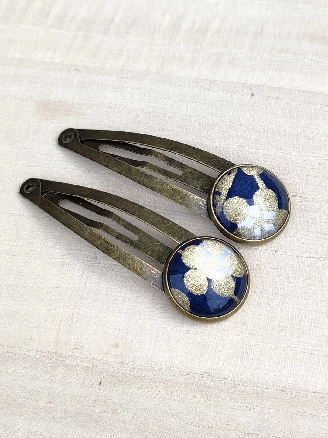 Japanese Paper Hair Clips - Etsy