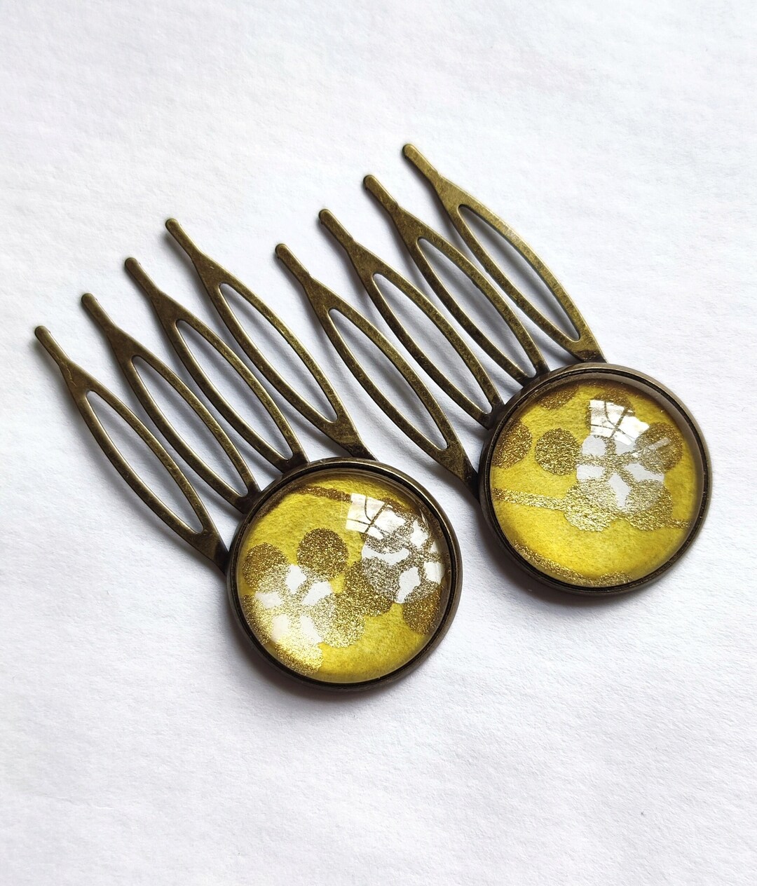 Small Japanese Paper Hair Combs - Etsy